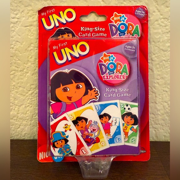 Mattel | Toys | Uno Card Game Dora The Explorer Nick Jr Ages 3 ...